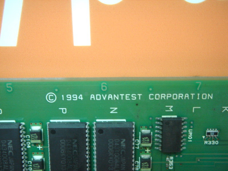 ADVANTEST T7315 TESTER BGR-020491 / PGR-E20491BB - 裕益科技自動化設備可程式編碼器PLC分散 ...