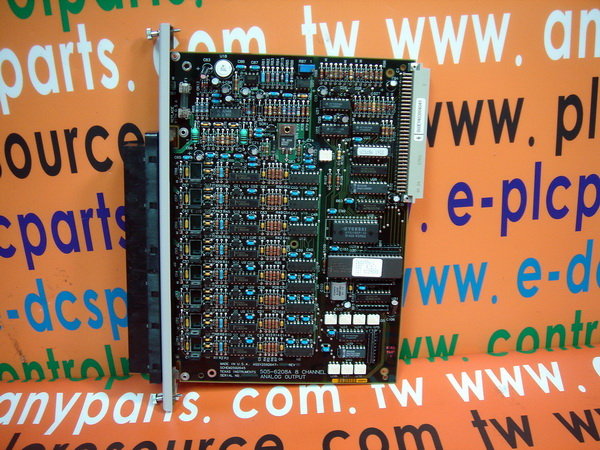 Texas Instruments / SIEMENS PLC TI 505-6208A 8 CHANNEL ANALOG OUTPUT ...