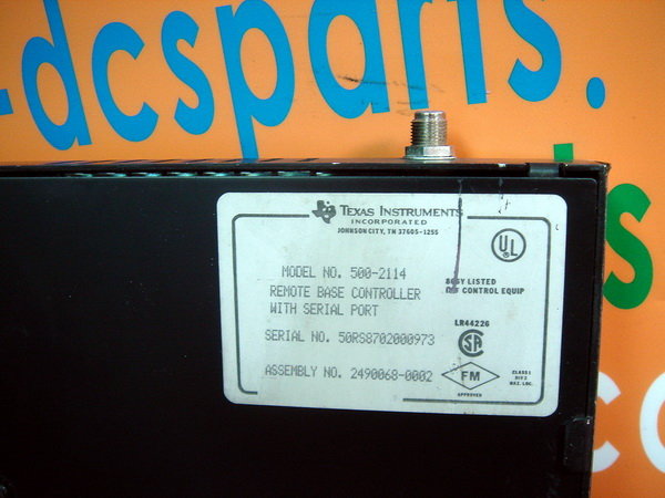 Texas Instruments / SIEMENS PLC TI 500-2114 REMOTE BASE CONTROLLER WITH ...