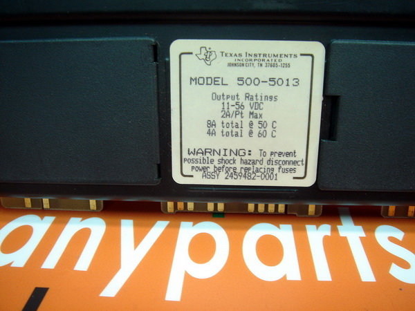 Texas Instruments / SIEMENS PLC TI 500-5013 Output Ratings 11-56 VDC 2A ...