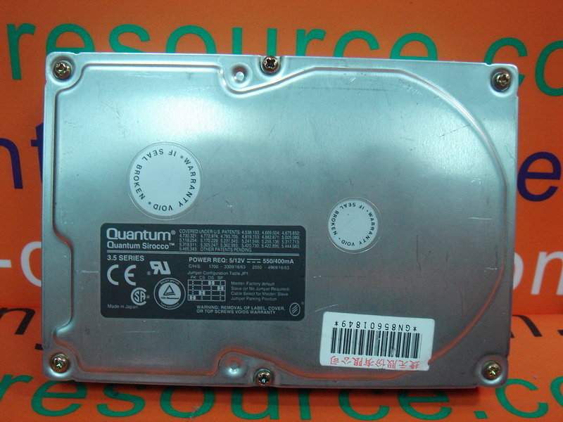 QUANTUM FIREBALL SR25A011 REV 01-E 24GB IDE - 裕益科技自動化設備可程式編碼器PLC分散式控制系統DCS