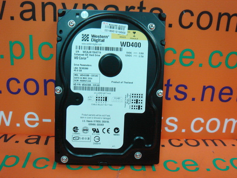 WESTERN DIGITAL WD400BB-00FJA0 40GB IDE - 裕益科技自動化設備可程式編碼器PLC分散式控制系統DCS