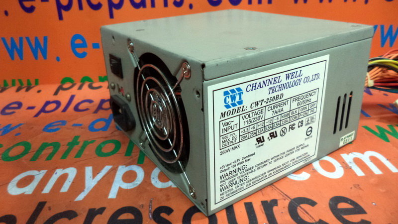 CWT CHANNEL WELL TECHNOLOGY POWER SUPPLY CWT-250BD - PLC DCS SERVO ...
