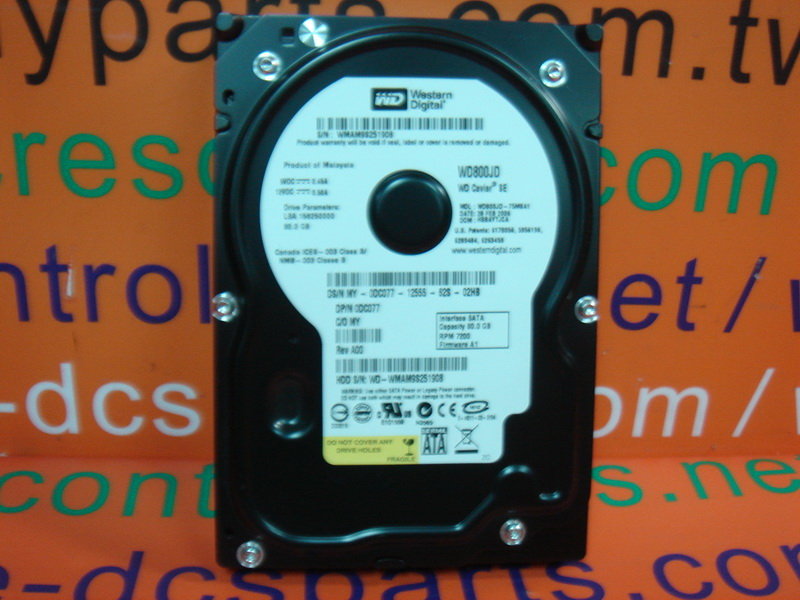 Western Digital WD800JD-75MSA1 80GB SATA Hard Drive - 裕益科技自動化設備可程式編碼器 ...