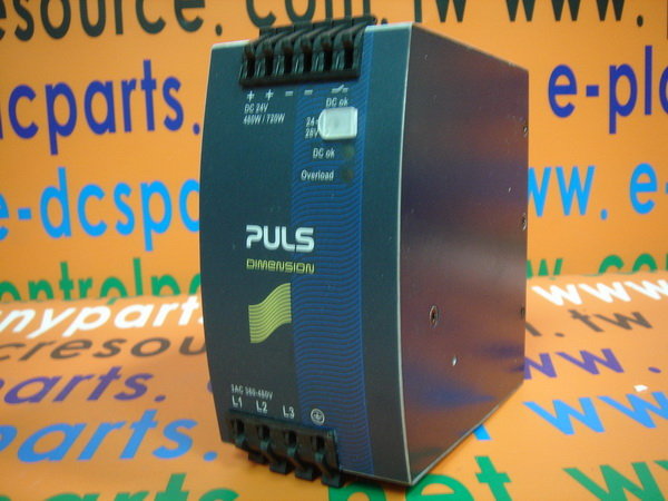 PULS QT20.241-20 Power Supply, 480W, 380-480VAC 3PH - 裕益科技自動化設備可程式編碼器 ...