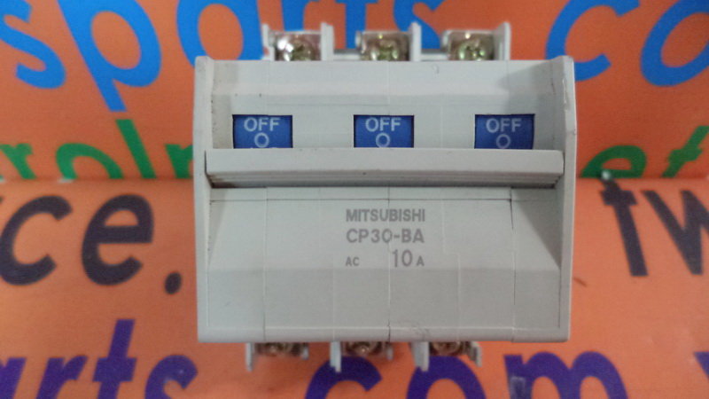 MITSUBISHI CIRCUIT PROTECTOR CP30-BA POLE 3 10A - PLC DCS SERVO Control ...
