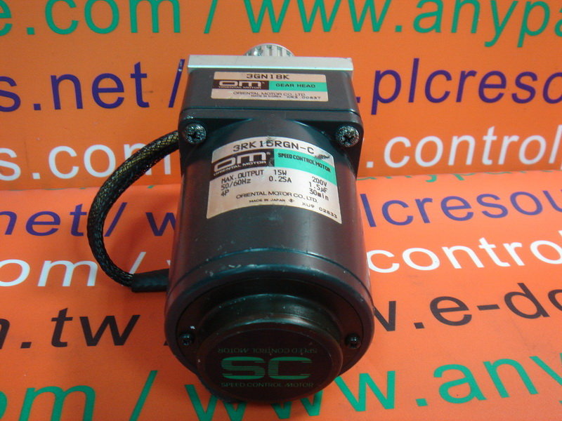 ORIENTAL 3RK15RGN-C + 3GN18K - PLC DCS SERVO Control MOTOR POWER SUPPLY ...