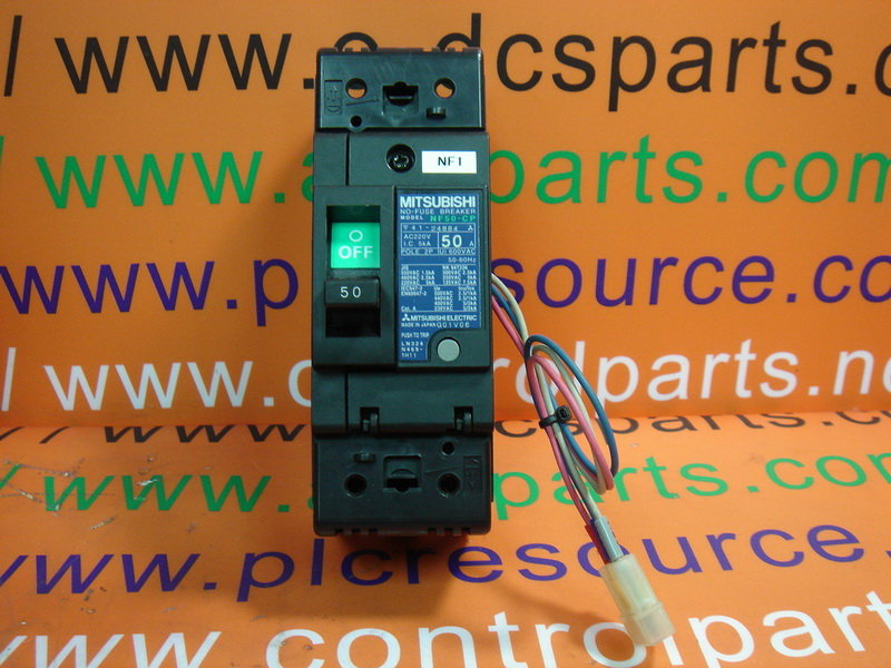 MITSUBISHI NF50-CP POLE 2P 50A - PLC DCS SERVO Control MOTOR POWER ...