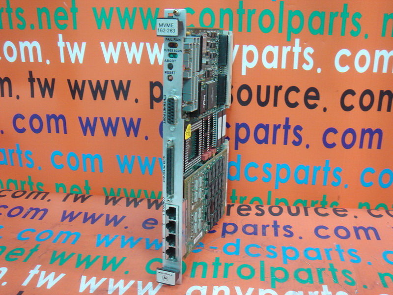 MOTOROLA MVME 162-263 CPU Board - PLC DCS SERVO Control MOTOR POWER SUPPLY IPC ROBOT