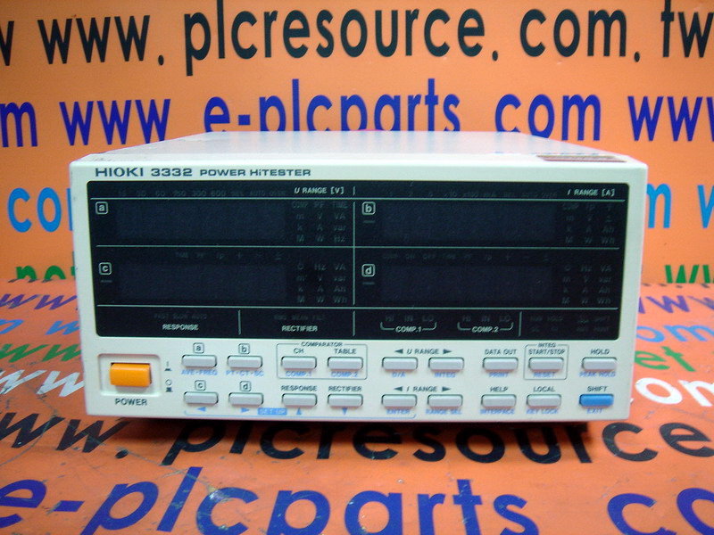 Hioki 3332 Power HiTester - 裕益科技自動化設備可程式編碼器PLC分散式控制系統DCS