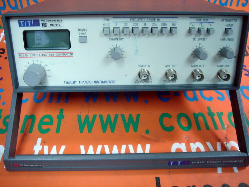 TTI TG215 Function Generator - 裕益科技自動化設備可程式編碼器PLC分散式控制系統DCS