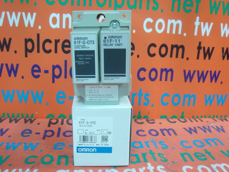 OMRON 61F-G-OTE w/ 61F-11 - 裕益科技自動化設備可程式編碼器PLC分散式控制系統DCS