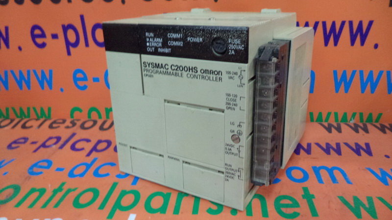 OMRON CPU UNIT C200HS-CPU21-E - 裕益科技自動化設備可程式編碼器PLC分散式控制系統DCS