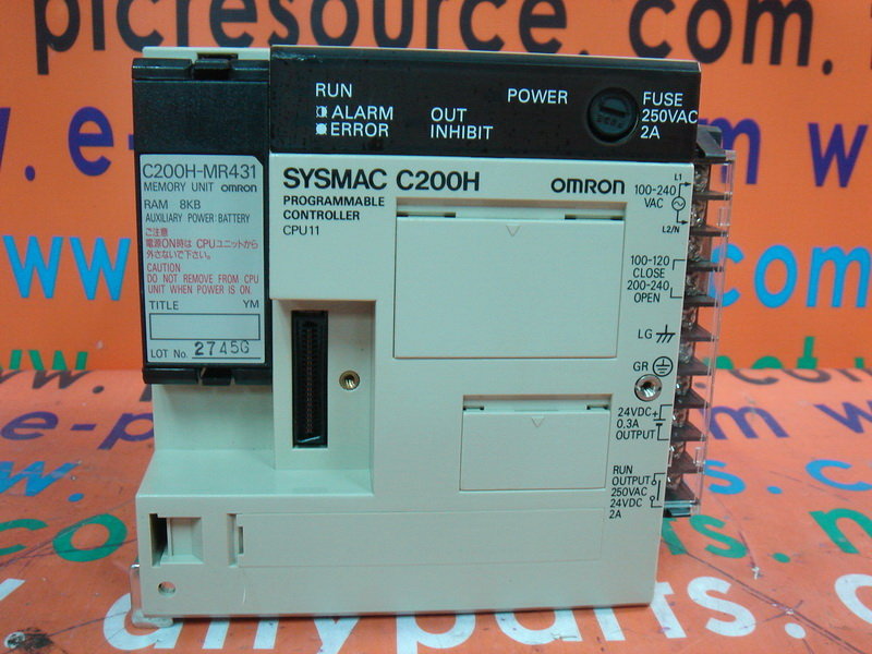 OMRON C200H-CPU11 / C200H-MR431 CPU UNIT - 裕益科技自動化設備可程式編碼器PLC分散式控制系統DCS