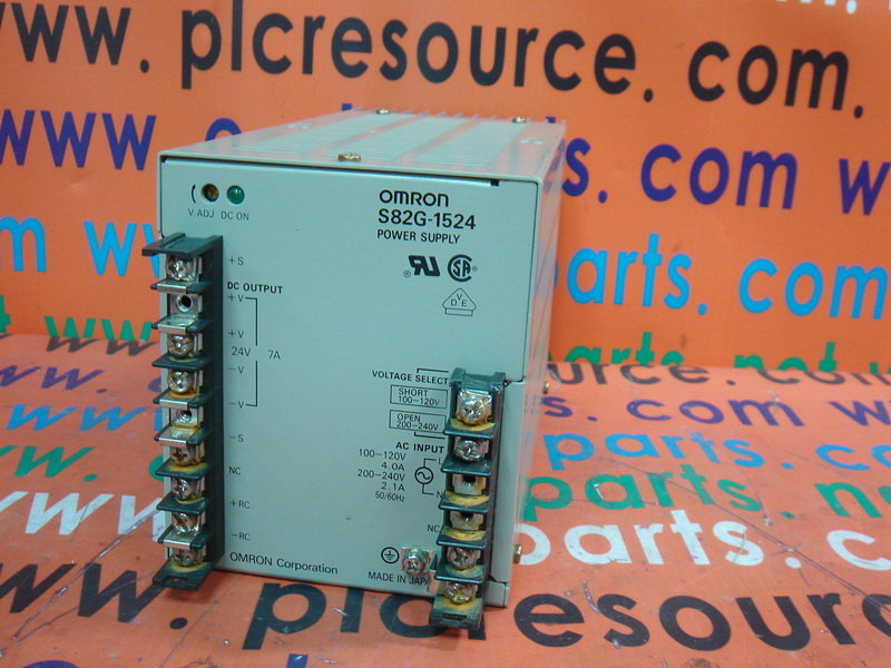 OMRON S82G-1524 POWER SUPPLY - 裕益科技自動化設備可程式編碼器PLC分散式控制系統DCS