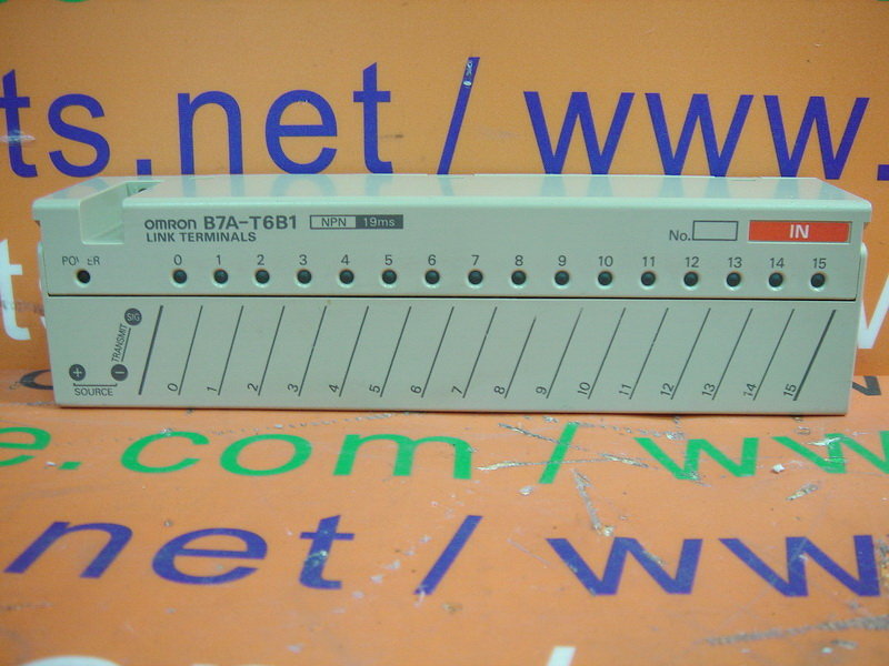 OMRON LINK TERMINALS B7A-T6B1 - 裕益科技自動化設備可程式編碼器PLC分散式控制系統DCS
