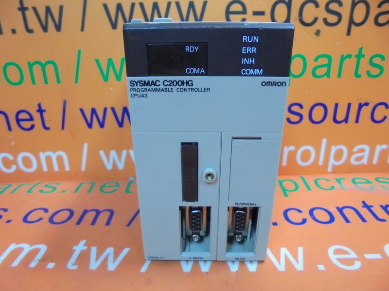 OMRON CPU UNIT C200HG-CPU43 - 裕益科技自動化設備可程式編碼器PLC分散式控制系統DCS