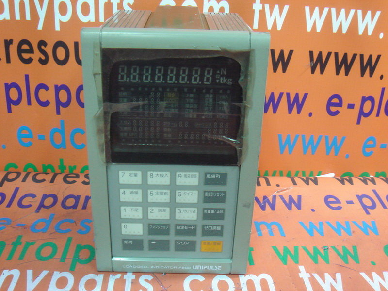 UNIPULSE LOADCELL INDICATOR F800 - 裕益科技自動化設備可程式編碼器PLC分散式控制系統DCS