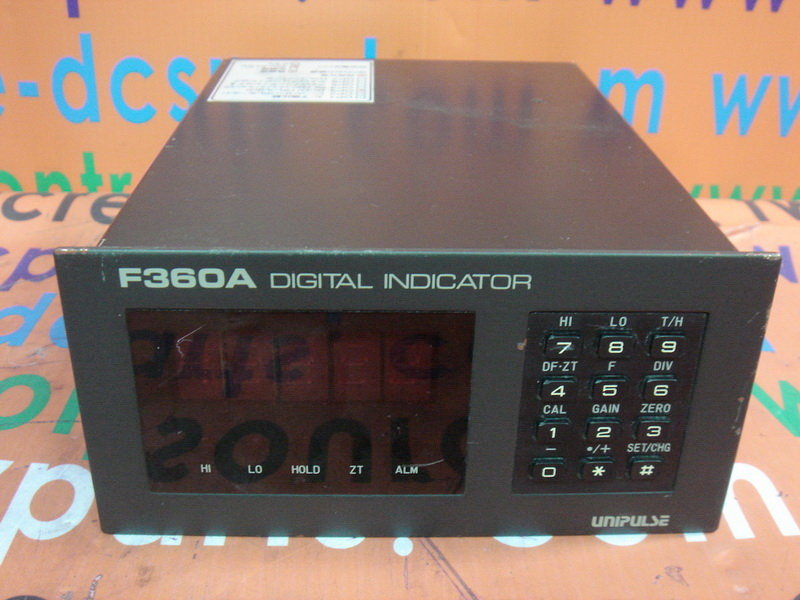 DIGITAL INDICATOR UNIPULSE F360A - PLC DCS SERVO Control MOTOR POWER ...