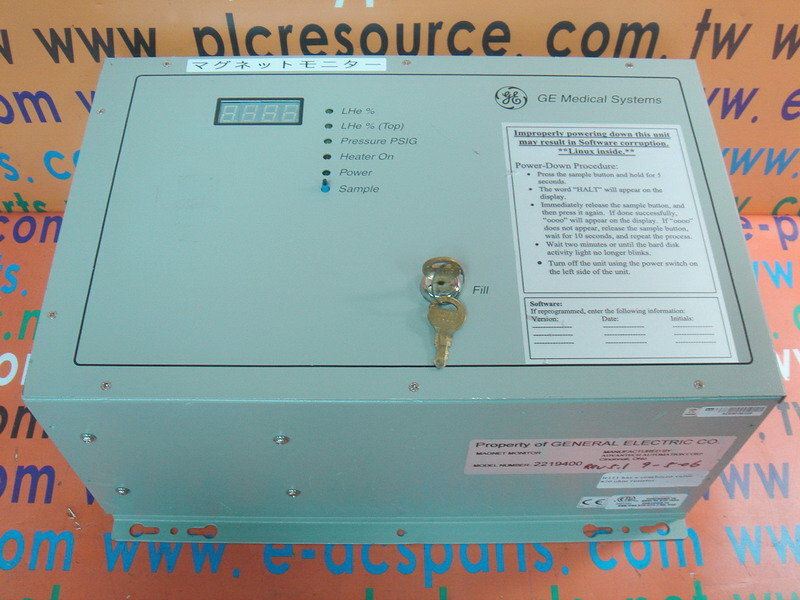GENERAL ELECTRIC 2219400 MAGNET MONITOR - 裕益科技自動化設備可程式編碼器PLC分散式控制系統DCS