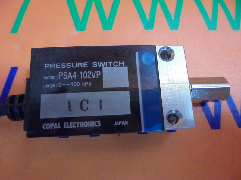 COPAL ELECTRONICS PSA4-102VP PRESSURE SWITCH - 裕益科技自動化設備可程式編碼器PLC分散式控制系統DCS