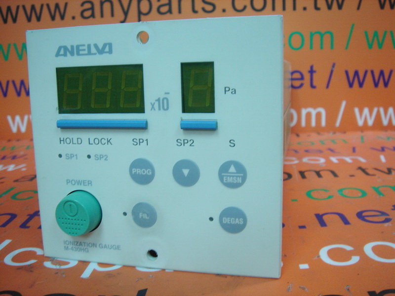 ANELVA IONIZATION GAUGE M-430HG - 裕益科技自動化設備可程式編碼器PLC分散式控制系統DCS