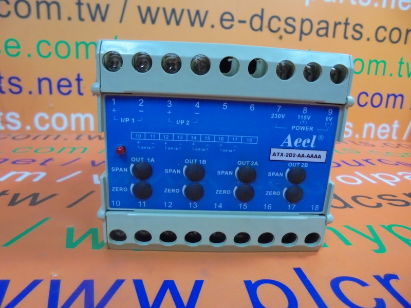 Aecl Dual 2-out DC transmitter ATX-2D2-AA-AAAA - 裕益科技自動化設備可程式編碼器PLC分散式 ...