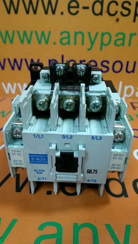 MITSUBISHI MAGNETIC CONTACTOR S-N35 - 裕益科技自動化設備可程式編碼器PLC分散式控制系統DCS