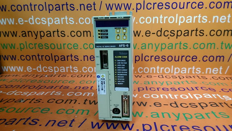 Waco DIGITAL AC SERVO DRIVER AFS-6#D - 裕益科技自動化設備可程式編碼器PLC分散式控制系統DCS