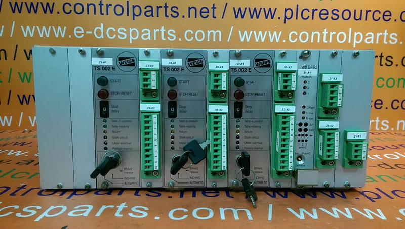 WEISS CONTROLLER UNIT TS002E - 裕益科技自動化設備可程式編碼器PLC分散式控制系統DCS