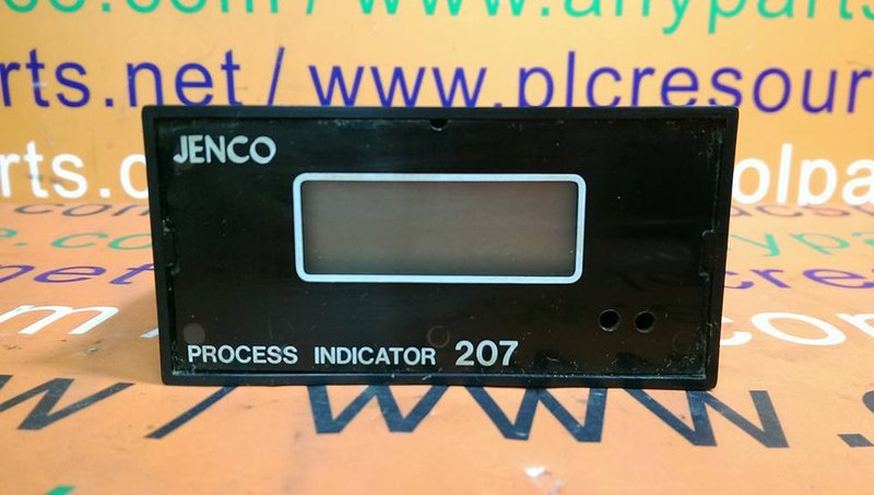 JENCO 207 PROCESS INDICATOR - 裕益科技自動化設備可程式編碼器PLC分散式控制系統DCS