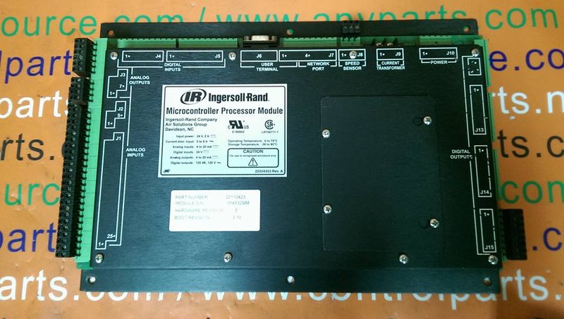 IR INGERSOLL-RAND MICROCONTROLLER PROCESSOR 22110423 - PLC DCS SERVO ...