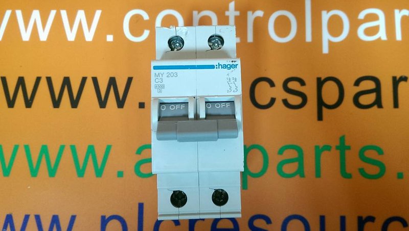 HAGER CIRCUIT PROTECTION MY203 C3 - 裕益科技自動化設備可程式編碼器PLC分散式控制系統DCS