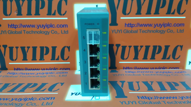 ICP DAS 5-Port Industrial Ethernet Switch NS-205 - 裕益科技自動化設備可程式編碼器PLC分散式控制系統DCS