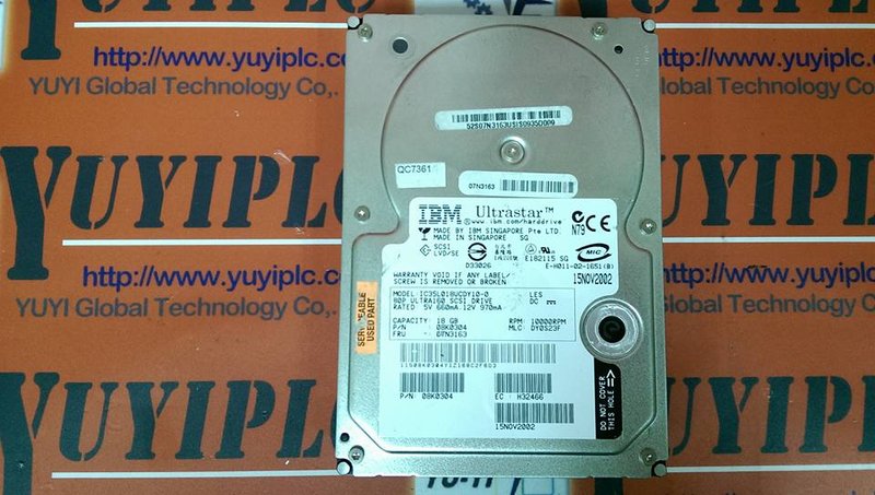 IBM IC35L018UCDY10-0 80PIN 3.5IN 18GB HARD DISK DRIVE - PLC DCS SERVO ...