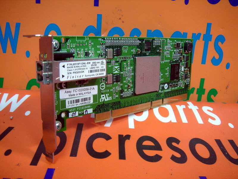 EMULEX FTRJ8519F1GNL_EM 2GB FC1020059-01A PCI-X HBA CARD - 裕益科技自動化設備可程式 ...