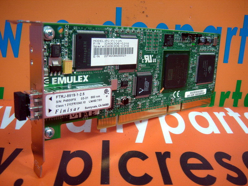 EMULEX FTRJ-8519-1-2.5 2Gb PCI-X Fibre Channel Adapter - PLC DCS SERVO ...