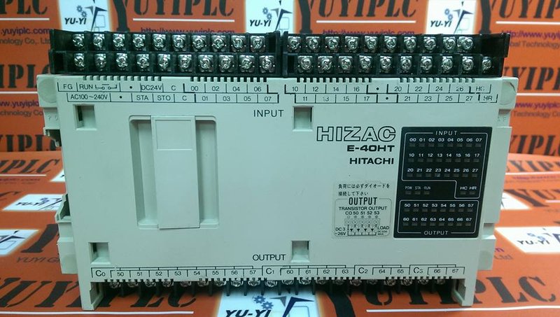HITACHI PROGRAMMBLE CONTROLLER E-40HT - 裕益科技自動化設備可程式編碼器PLC分散式控制系統DCS