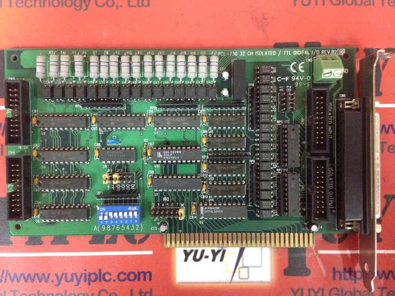 ADVANTECH PLC-730 32 CH ISOLATED/TTL DIGITAL I/O CARD - 裕益科技自動化設備可程式編碼器 ...