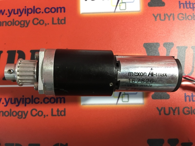 MAXON A-MAX 167826 DC 24 MOTOR - 裕益科技自動化設備可程式編碼器PLC分散式控制系統DCS