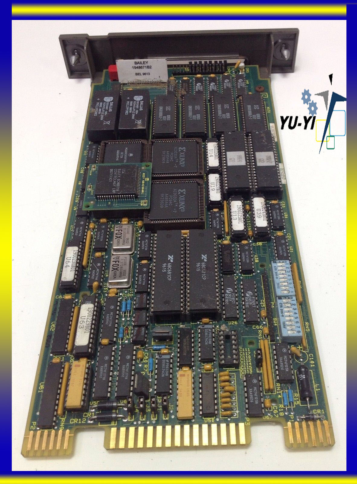 BAILEY CONTROLS MULTI-FUNCTION PROCESSOR CARD IMMFP02 - 裕益科技自動化設備可程式編碼器PLC分散式控制系統DCS