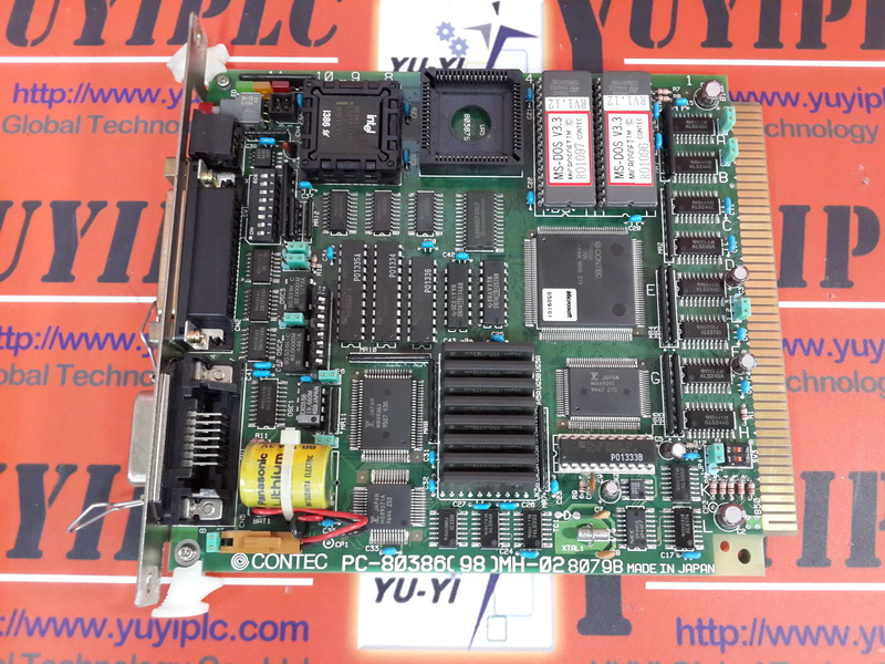 CONTEC PC-80386(98)MH-02 8079B - 裕益科技自動化設備可程式編碼器PLC分散式控制系統DCS