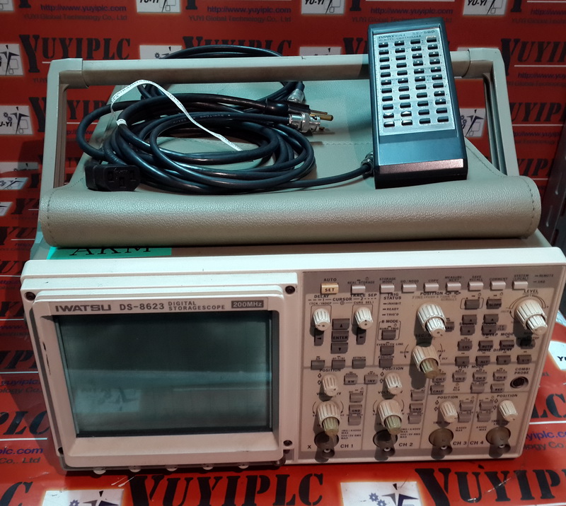 IWATSU DS-8623 DIGITAL STORAGESCOPE 200MHZ - 裕益科技自動化設備可程式編碼器PLC分散式控制系統DCS