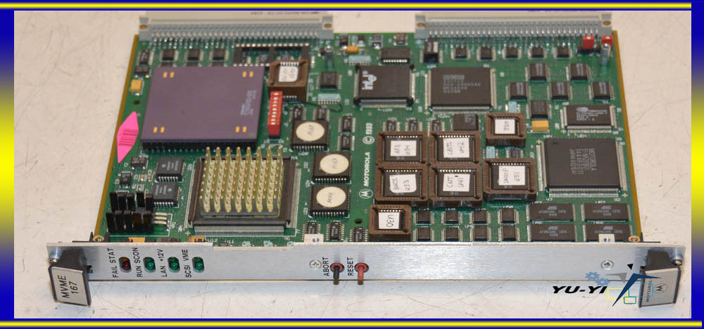 Motorola MVME 167 01-W3829B 01A - PLC DCS SERVO Control MOTOR POWER SUPPLY IPC ROBOT