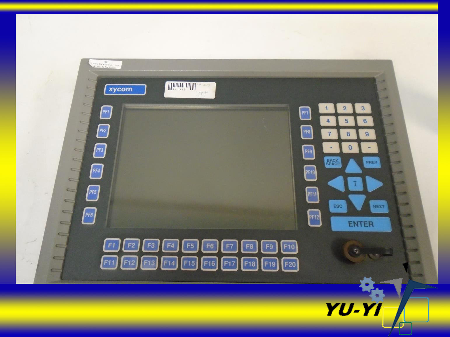 3200AC XYCOM MONITORS CRT - 裕益科技自動化設備可程式編碼器PLC分散式控制系統DCS