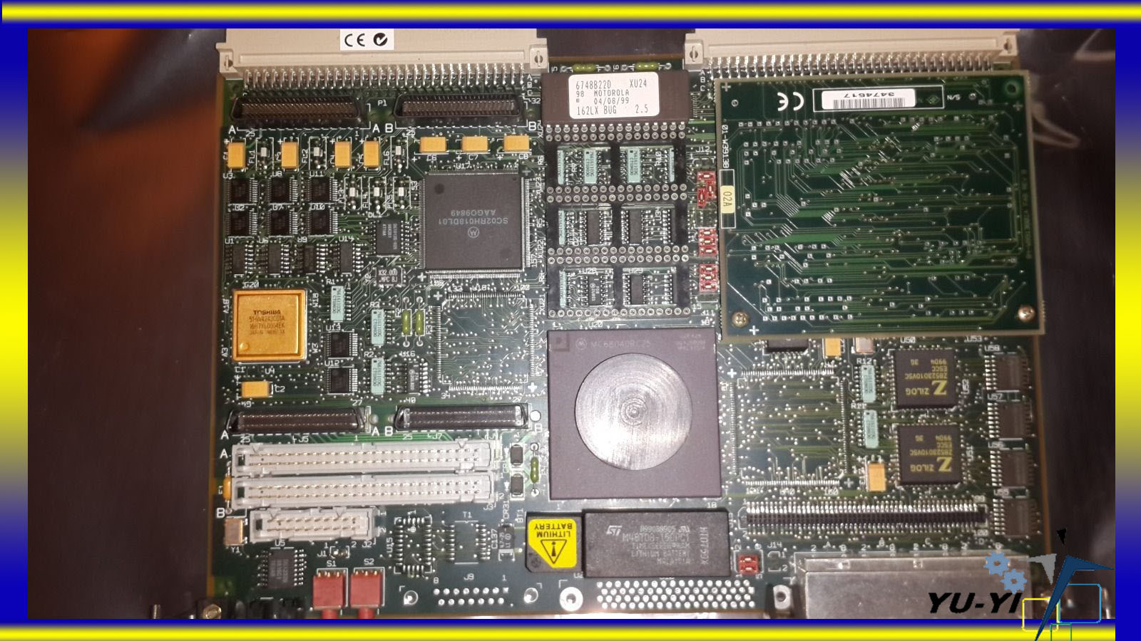 Motorola MVME162-220 Embedded Controller - PLC DCS SERVO Control MOTOR POWER SUPPLY IPC ROBOT