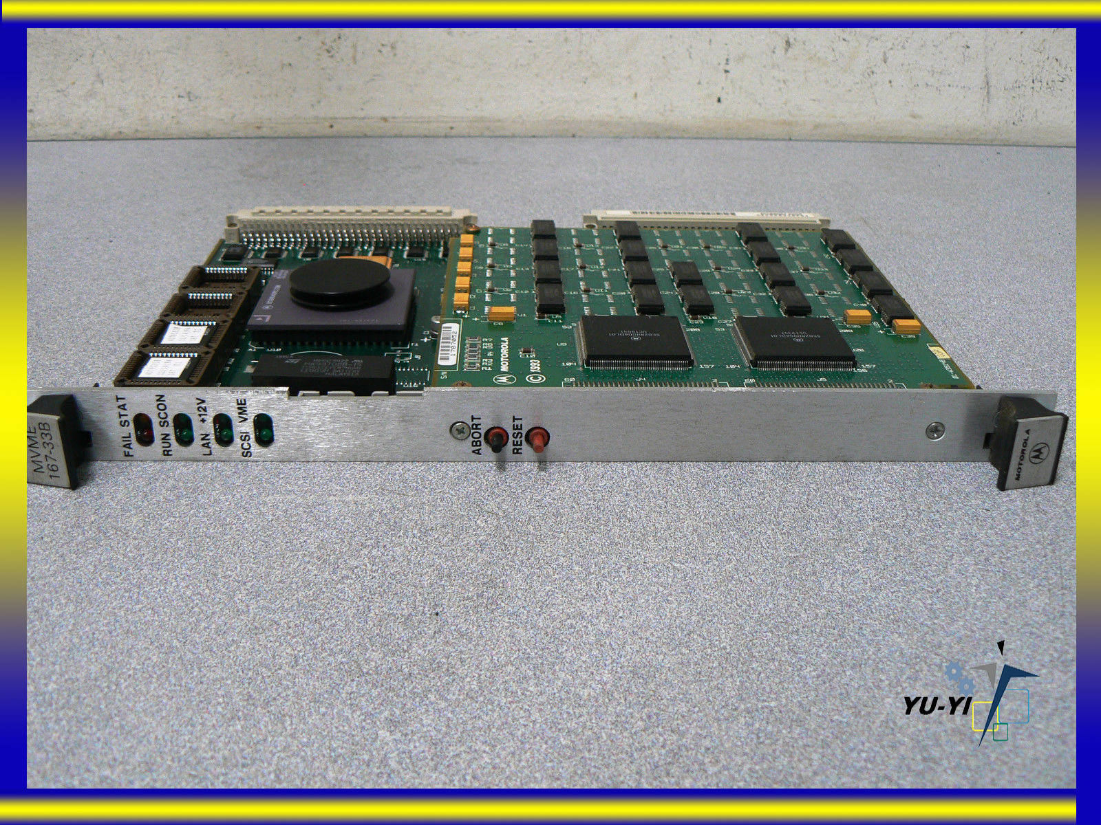 Motorola MVME167-33B CPU Processor VME Board - PLC DCS SERVO Control MOTOR POWER SUPPLY IPC ROBOT
