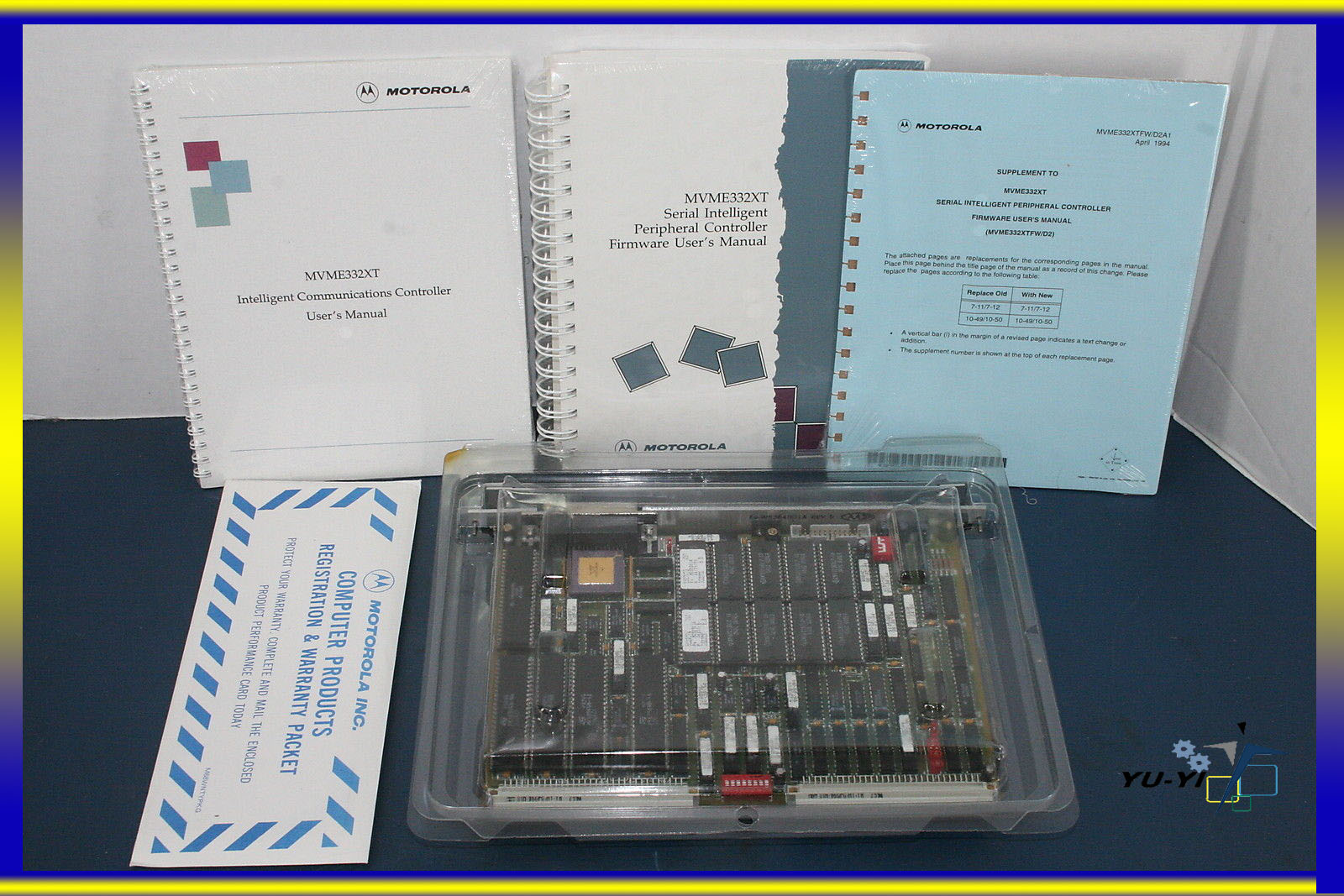 Motorola MVME332XT Serial Intelligent Peripheral Controller - PLC DCS ...
