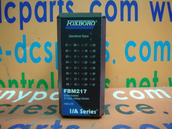 FOXBORO I/A Series P0914TR FBM217 Group Isolated 32 Input, Voltage ...