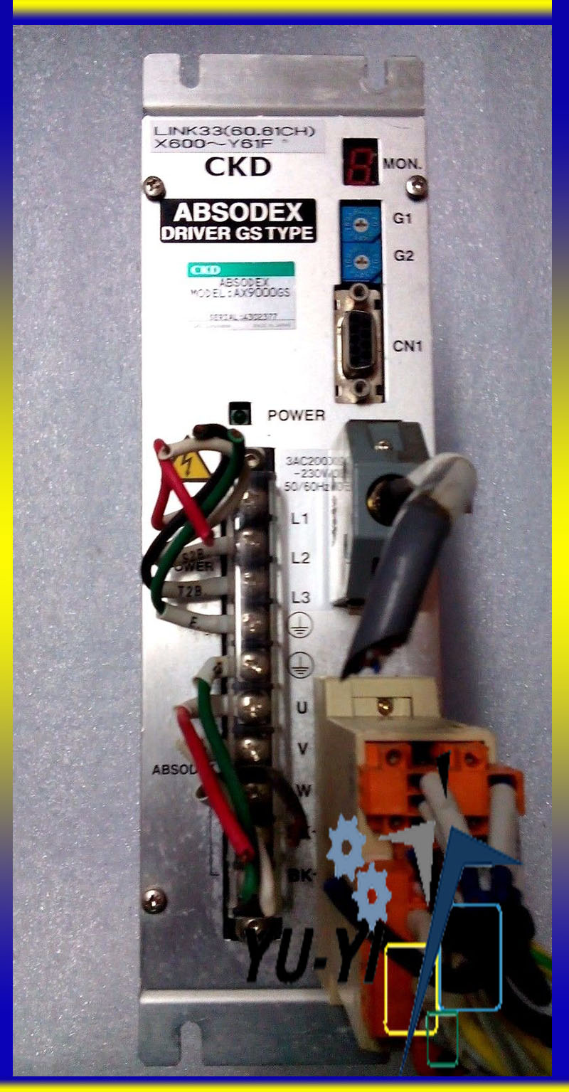 CKD ABSODEX SERVO DRIVER AX9000GS - PLC DCS SERVO Control MOTOR POWER SUPPLY IPC ROBOT